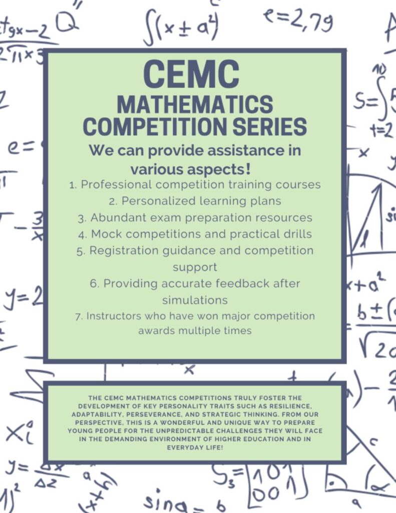 Math Contest – Waterloo CEMC Series – VIP Teaching